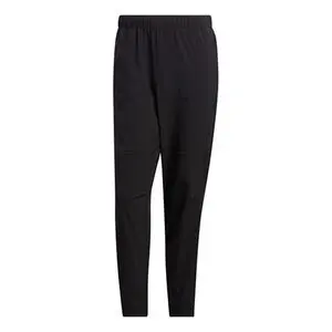 Adidas Solid Color Casual Woven Sports Pants/trousers/joggers Autumn Black - Multi-color