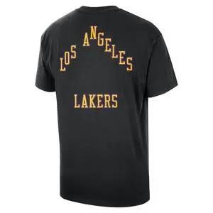 Nike Nba Los Angeles Lakers 2023/24 City Edition Courtside Max90 T-shirt Asia Sizing - Black