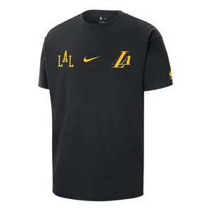 Nike Nba Los Angeles Lakers 2023/24 City Edition Courtside Max90 T-shirt Asia Sizing - Black
