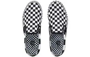 VANS Checkerboard Slip-on Sneakers - Black