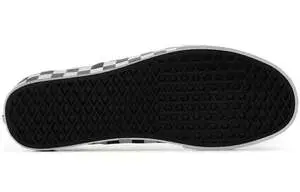 VANS Checkerboard Slip-on Sneakers - Black