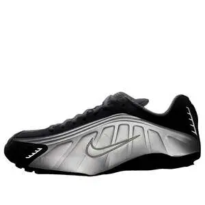 Nike Shox R4 Metallic Sneakers - White