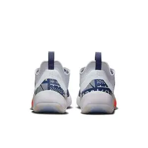 JORDAN Air Luka 1 'quai 54' Low Top Basketball Sneakers - Blue/gray