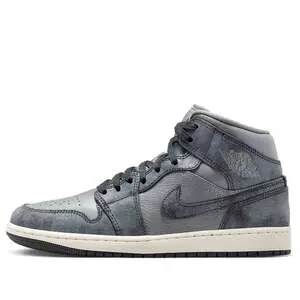 JORDAN Jordan Air 1 Mid Distressed Smoke Grey/off Noir/sail