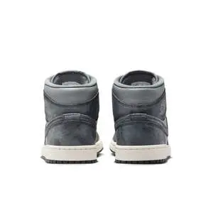 JORDAN Air 1 Mid Distressed - Smoke Grey/off Noir/sail