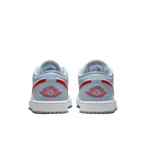 JORDAN 1 Low 'blue Whisper' Sneakers - Blue/white/red
