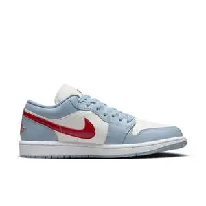 JORDAN 1 Low 'blue Whisper' Sneakers - Blue/white/red