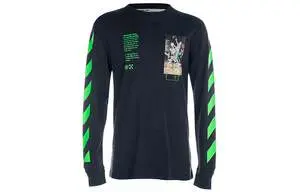 Off-White Printing Round Neck Long Sleeves Version