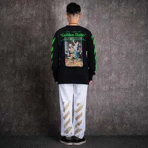 Off-White Printing Round Neck Long Sleeves Version
