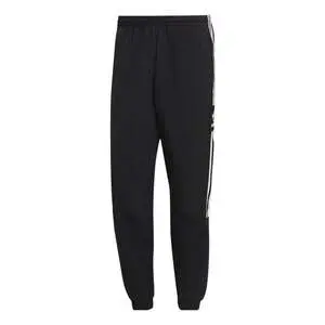 Adidas Logo Printing Bundle Feet Loose Sports Pants/trousers/joggers Black - Default Color