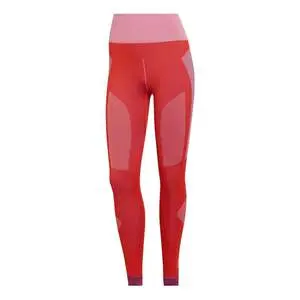 Adidas Stella Mccartney Truestrength Training Leggings Asia Sizing - Red