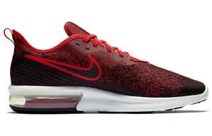 Nike Max Sequent 4 Athletic Sneakers - Black/red