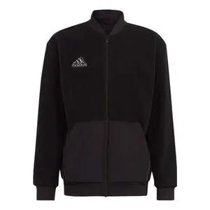 Adidas Logo Fleece Zip-up Jacket - Multi-color