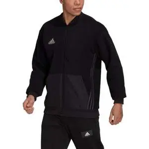Adidas Logo Fleece Zip-up Jacket