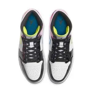 JORDAN 1 Mid Se "cyber Active Fuchsia - White