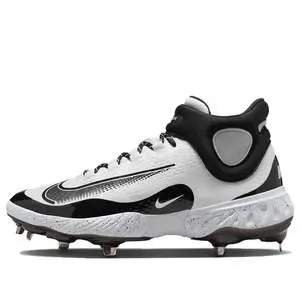 Nike Nike Alpha Huarache Elite 4 Mid Baseball Cleats White/black