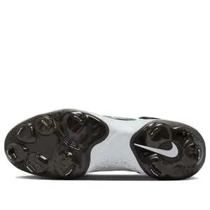 Nike Alpha Huarache Elite 4 Mid Baseball Cleats - White/black