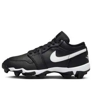 JORDAN 1 Low Cleat - Black/white/white