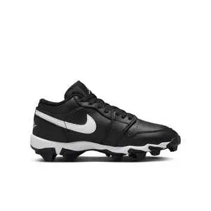 JORDAN 1 Low Cleat - Black/white/white
