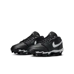 JORDAN 1 Low Cleat - Black/white/white
