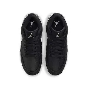 JORDAN 1 Low Cleat - Black/white/white