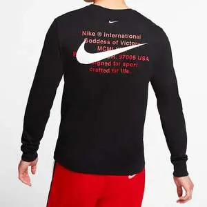 Nike Double Swoosh Crewneck Long Sleeve Tee