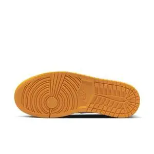 JORDAN Air 1 Low 'taxi White' Sneakers - Yellow/black