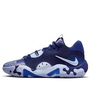 Nike Pg 6 Ep "blue Paisley" Athletic Sneakers - Blue/white