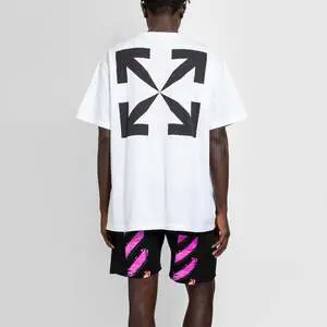 Off-White Ss21 Printing Round Neck Short Sleeve