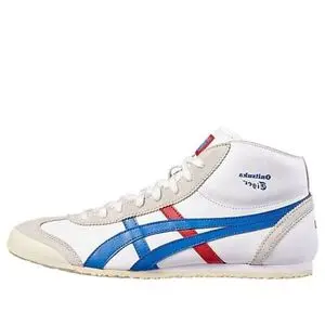 Onitsuka Tiger Mexico Mid Runner Sneakers - White/blue/red