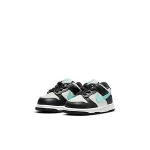 Nike Dunk Low Sneakers - Gray/black/green