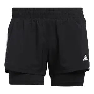 Adidas Pacer 3-stripes 2-in-1 Training Shorts - Default Color