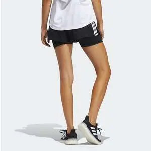 Adidas Pacer 3-stripes 2-in-1 Training Shorts