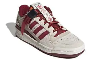 Adidas Forum Low Sneakers - Cream/white/red