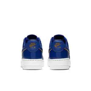 Nike Force 1 Low Gold Swoosh - Blue