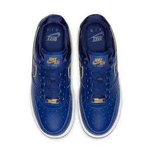 Nike Force 1 Low Gold Swoosh - Blue