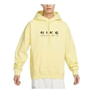 Nike Fleece Pullover Skate Hoodie - Yellow