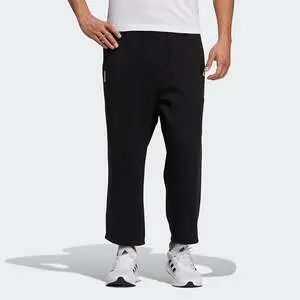 Adidas Series Wj Pnt Dk Knit Training Sports Long Pants - Black