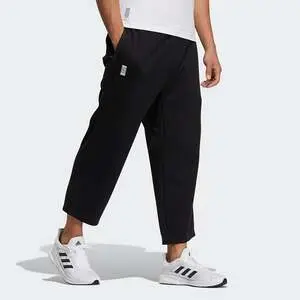 Adidas Series Wj Pnt Dk Knit Training Sports Long Pants - Black