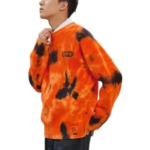 LI-NING Badfive Tie Dye Graphic Knit Sweater