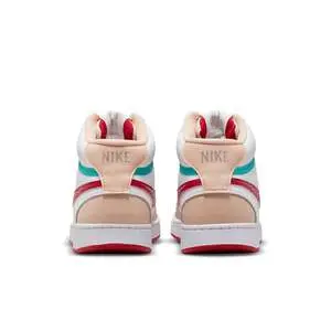 Nike Court Vision Mid Sneakers - White/red