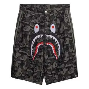 Adidas X Bape Shark Denim Jorts - Black
