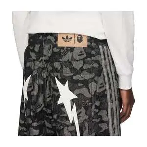 Adidas X Bape Shark Denim Jorts