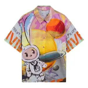 LI-NING Li-ning Cartoon Graphic Shirts 'multi-color' Multi-color