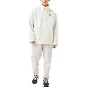 NEW BALANCE Fw22 Logo Cotton Coat Asia Sizing 'white Black