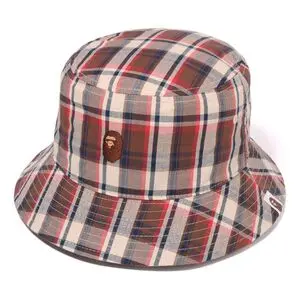 A BATHING APE Mini Check Bucket Hat
