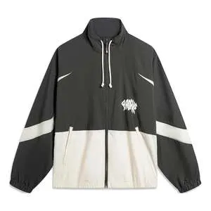 LI-NING Badfive Graphic Jacket - Grey/white