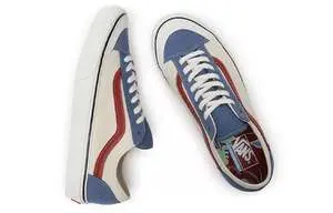 VANS Style 36 Decon Hawaiian Jungle Sneakers - White/blue/red