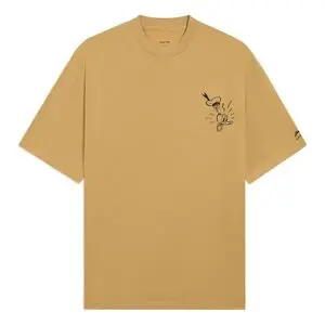 LI-NING X Disney Graphic T-shirt 'khaki - Khaki/black