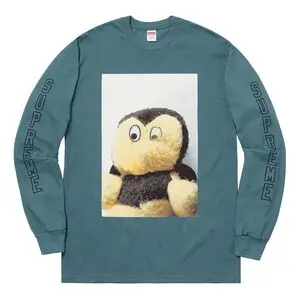 Supreme Fw18 Mike Kelley Ahhyouth Ls Slate Tee - Blue